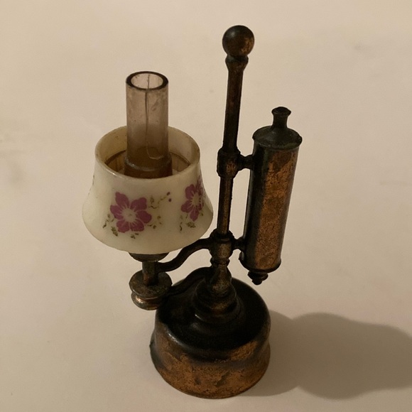 Vintage | Makeup | Vintage Diecast Metal Miniature Oil Lamp Pencil ...